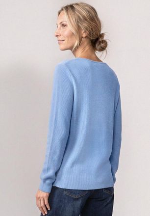 Street One Strickpullover mit V-Ausschnitt
