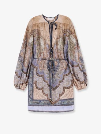Zimmermann Wanderlust Tunic silk mini dress - ZIMMERMANN - gender_Woman