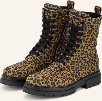 Tommy Hilfiger Schn&uuml;rboots beige
