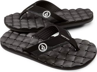 Volcom Recliner Sndl, Herren Zehentrenner, Schwarz (Black White BWH), 40 EU