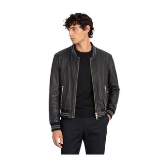 Dolce & Gabbana Homme, Vestes, Noir, Taille: XS Blousons aviateur