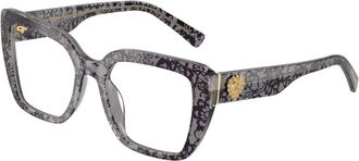 Dolce & Gabbana Eyeglasses - Femme - Accessoires - Gris - Taille: 51 MM