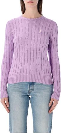 Polo Ralph Lauren Femme, Pulls, Violet, Taille: 44 FR Julianna Classic Knit