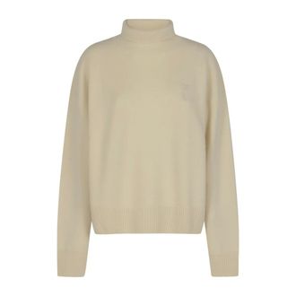 Ami Femme, Pulls, Beige, Taille: 42 FR Pull beige avec Uks821 Matis