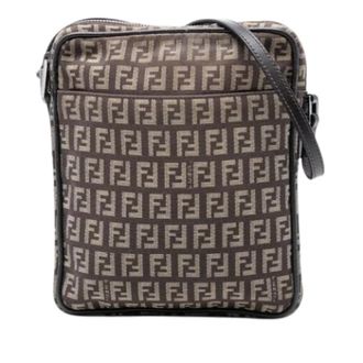 Fendi Sac bandouli&egrave;re Pre-owned en toile - Femme - Pre-owned - Brun - Taille: ONE Size