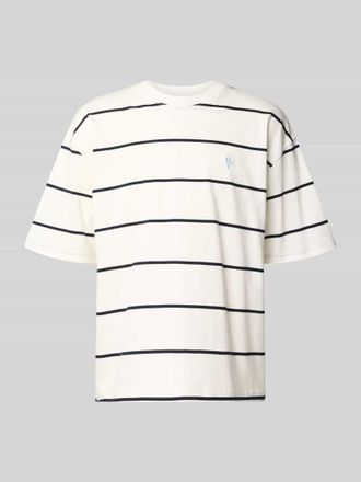 Review T-Shirt mit Rundhalsausschnitt und Logo-Stitching