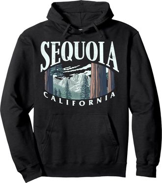 Trendy Apparel Sequoia California National Park Tree Scenery Pullover Hoodie