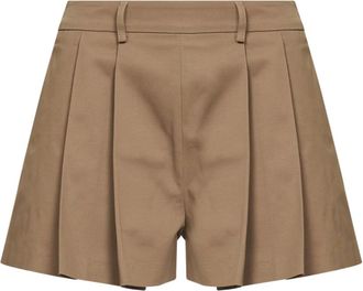 Blanca Vita Femme, Shorts, Brun, Taille: 40 FR Seltz Pleated Shorts