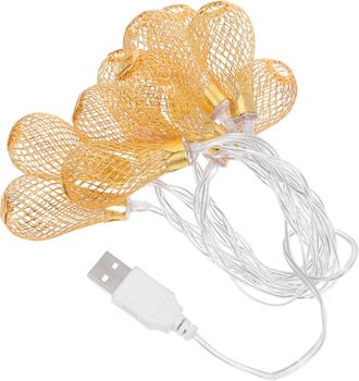 BESPORTBLE LED Wasserfall Lichterkette Warmwei&szlig;e LED Wasserdrop Lampen f&uuml;r Innen Boho Dekoration Garten Terrasse Party Schlafzimmer USB stromversorgung