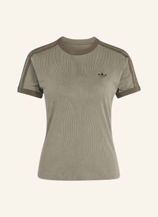adidas Originals Adidas Originals Heather 3-Streifen Cali T-Shirt braun