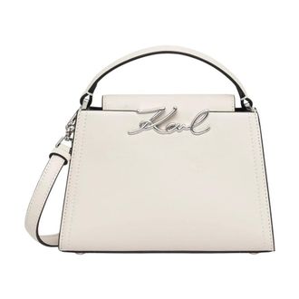 Karl Lagerfeld K/Signature Umh&auml;ngetasche - - Bags - Damen - Beige - ONE SIZE