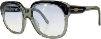 Celine Pre-owned Lunettes de soleil C81-17 - Femme - Pre-owned - Bleu - Taille: ONE Size