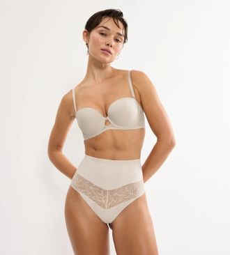 Triumph B&uuml;gel-BH TRIUMPH Comfort Contour WDP, Damen, Gr. 70, Cup E, beige, Microtouch, Obermaterial: 41% Polyamid, 34% Polyester, 25% Elasthan, BHs B&uuml;gel-BH, 