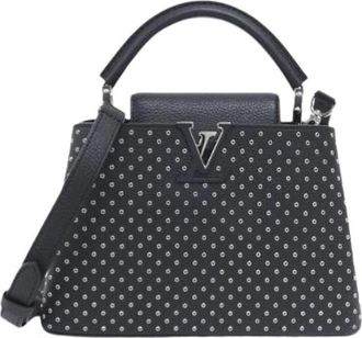 Louis Vuitton Pre-owned Sac &agrave; main Capucines BB en cuir de veau - Femme - Pre-owned - Noir - Taille: ONE Size