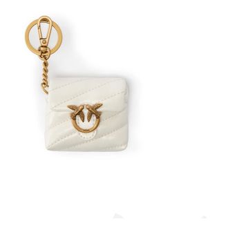 Pinko Pinko - &Eacute;tui AirPods Love Bag Puff - Femme - Accessoires - Blanc - Taille: ONE Size