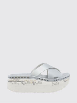 Premiata Sandales &agrave; Talons Femme couleur Argent