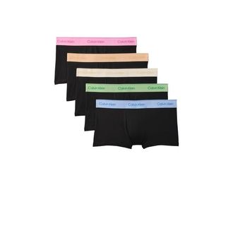 Calvin Klein Lot de 5 cale&ccedil;ons en coton m&eacute;lang&eacute;
