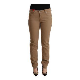 Jacob Cohen Braune Skinny-Hose mit mittelhohem Bund - - Jeans - Damen - Braun - W31