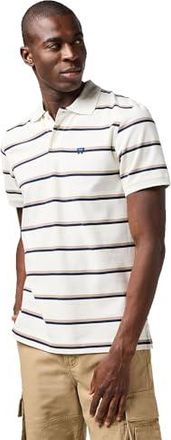 Wrangler Polo à Rayures, Blanc., M