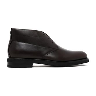 Ferragamo Bottines en cuir - Homme - Chaussures - Brun - Taille: 41 EU