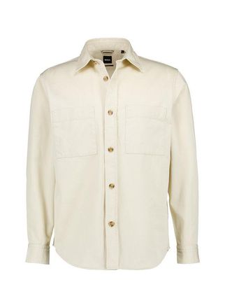 HUGO BOSS Herren Overshirt schwarz