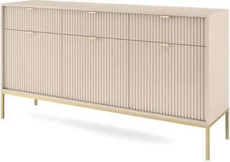 Selsey VELLORE - Dreitürige Kommode (Beige)