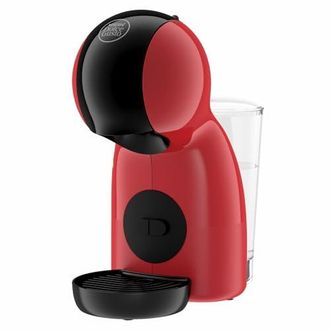 Nescaf&eacute; Dolce Gusto NESCAF&Eacute; Dolce Gusto Piccolo XS von Krups, kleine Kapselkaffeemaschine, hei&szlig;e und kalte Getr&auml;nke. 0,8 Liter Wassertank, Rot/ Schwarz, KP1A35