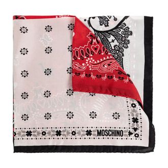 Moschino Homme, Accessoires, Multicolore, Taille: ONE Size Silk Scarf
