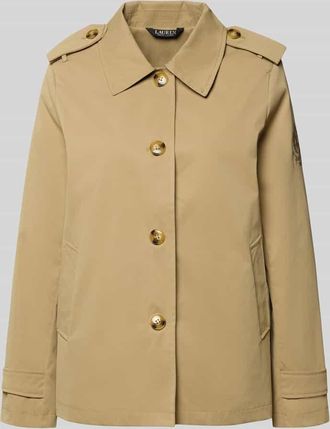 Lauren Ralph Lauren Regular Fit Trenchcoat mit Umlegekragen