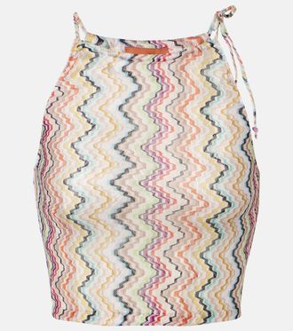 Missoni Top aus H&auml;kelstrick
