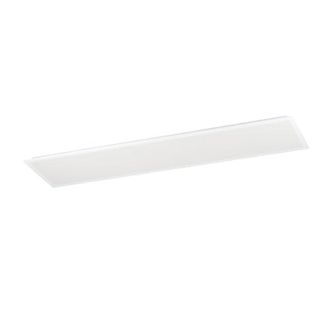 Eglo Plafonnier LED Bottazzo, lampe de plafond avec t&eacute;l&eacute;commande, panneau ultra-plat avec r&eacute;tro-&eacute;clairage, luminaire bureau, dimmable, blanc, blanc chaud -