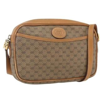 Gucci Sac bandouli&egrave;re en plastique Pre-owned - Femme - Pre-owned - Beige - Taille: ONE Size