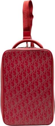 Dior Sac de voyage imprim&eacute; pr&eacute;-appr&eacute;ci&eacute; - Femme - Pre-owned - Rouge - Taille: ONE Size