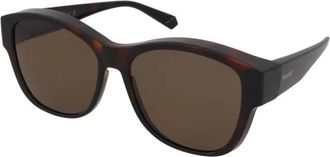 Polaroid unisex, Accessoires, Brun, Taille: 58 MM Lunettes de soleil