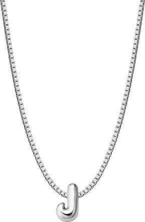 Glanzst&uuml;cke M&uuml;nchen Halskette - Sterling Silber Halskette Buchstabe J - Gr. unisize - in Silber - f&uuml;r Damen