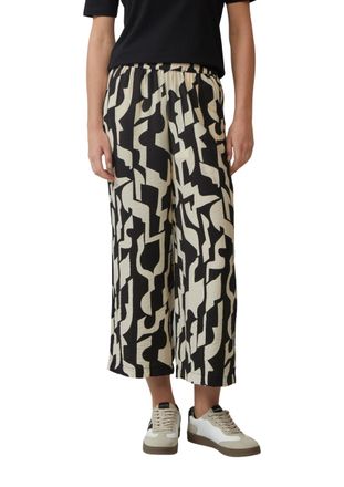 s.Oliver Strukturierte Culotte mit Elastikbund und Eingrifftaschen