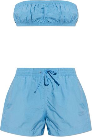 Maison Margiela Femme, Maillots de bain, Bleu, Taille: 36 FR Maillot de bain deux pi&egrave;ces