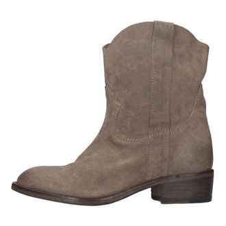 Moma Wildleder-Stiefeletten - - Shoes - Damen - Braun - 36 1/2 EU