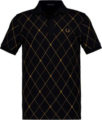 Fred Perry Herren Polo-Shirt schwarz