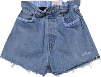 MC2 Saint Barth Femme, Shorts, Bleu, Taille: 40/42 FR Denim Shorts