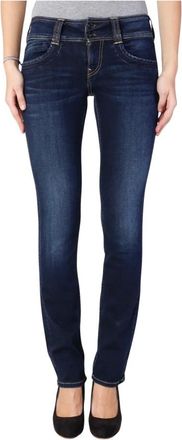 Pepe Jeans London Femme, Jeans, Bleu, Taille: W30 L32 Jeans Slim Taille Moyenne Iconic Gen