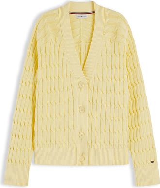 Tommy Hilfiger Strickjacke Cable Oversized