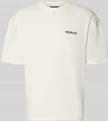 Pegador Oversized T-Shirt mit Label-Stitching Modell Stege