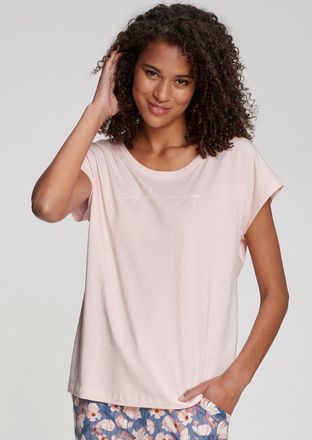 Vivance Pyjamaoberteil mit kleinem Frontprint