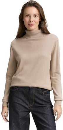 Tom Tailor 1047675 Pull-Over, 32208-Soft Taupe Grey, XL Femme