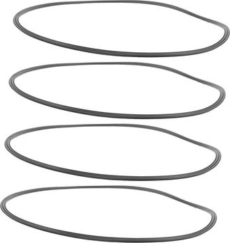 Lurrose 4stücke Gummiringe Für Barhocker Hochelastische Bodenschutzpolster Aus Gummi Für Friseurstuhlbasis Ersatz Für Chassis-Dichtung Für Büro-friseurstuhl