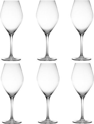 Zafferano Solution Goblet Wei&szlig;weinglas, Handgefertigtes Weinglas f&uuml;r Wei&szlig;wein, Schaumwein und Rotwein, Sp&uuml;lmaschinenfest bis 60&deg;C, Elegantes Glas f&uuml;r Weinverkos
