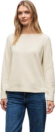 Street One Damen 3227708 Shirt mit U-Boot-Ausschnitt, Soft Beige, 42