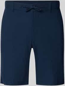 Selected Regular Fit Chinoshorts aus Baumwoll-Leinen-Mix Modell BRODY