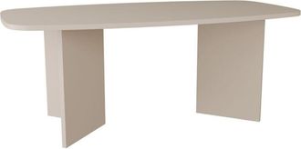 Selsey Selsey Piano - Esstisch rechteckig mit abgerundeten Ecken, 190 cm, Kaschmirgrau